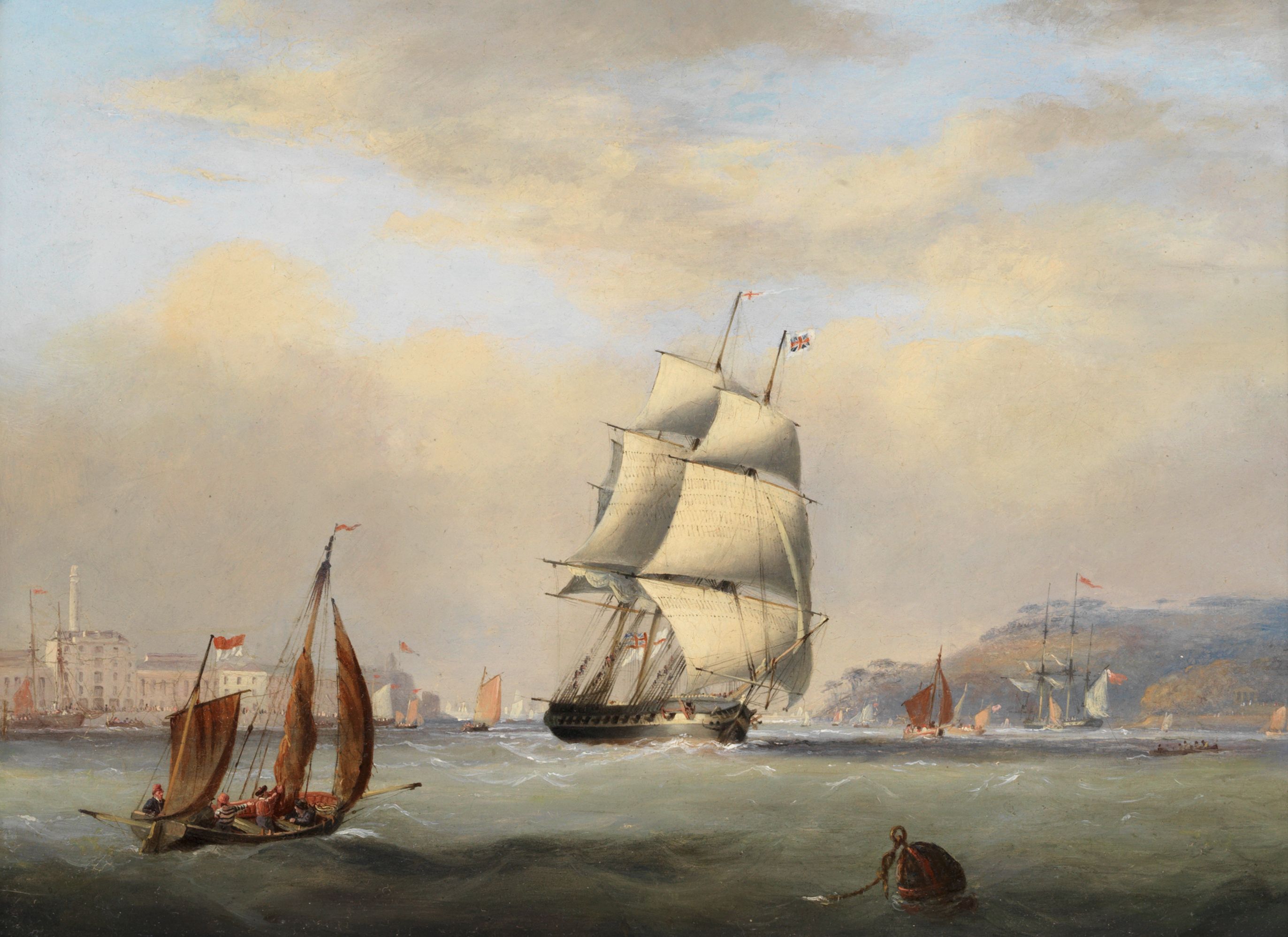 Bonhams : Nicholas Matthew Condy (British, 1818-1851) Shipping in ...