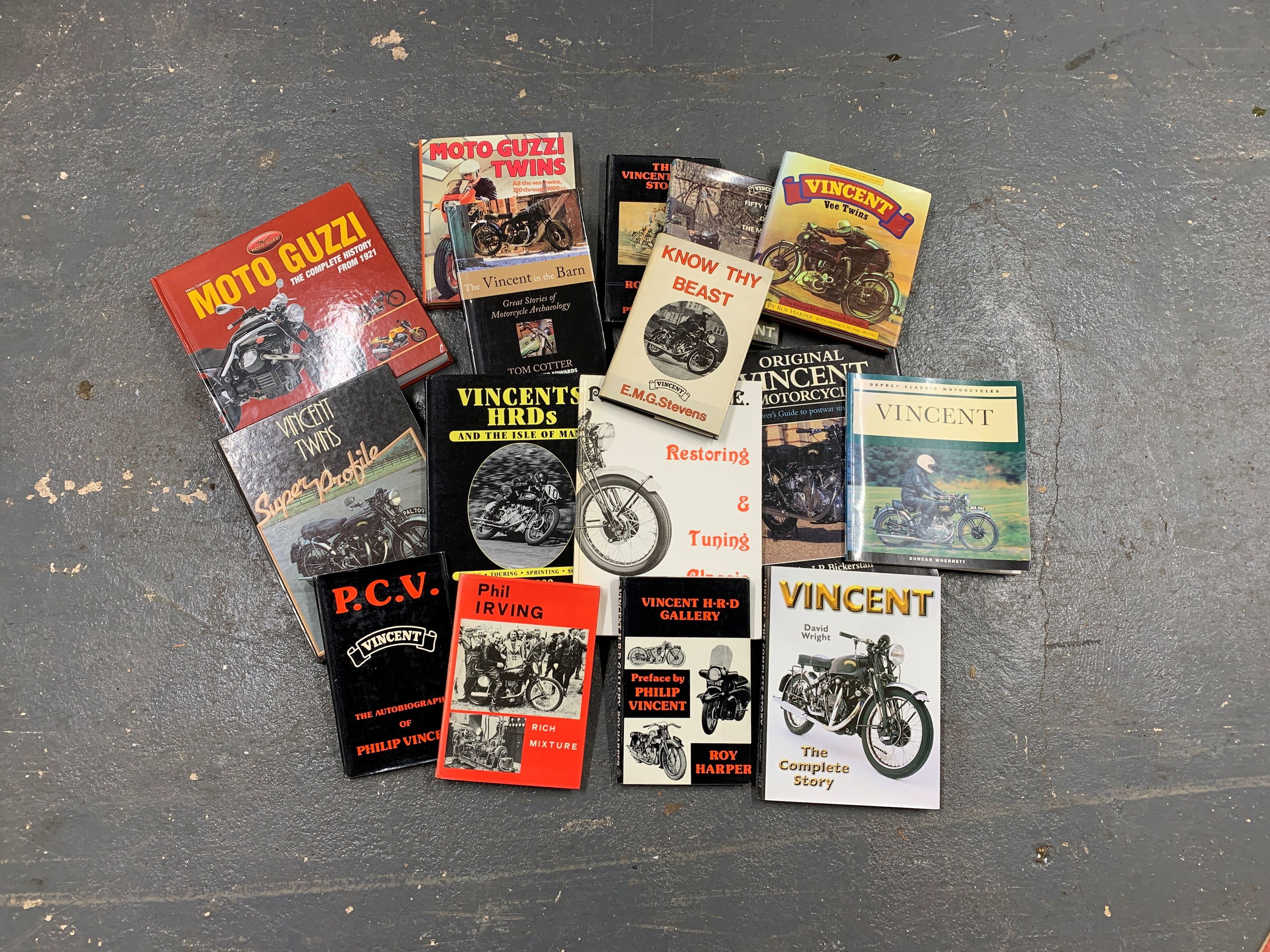 Bonhams Cars : A selection of Vincent books ((Qty))