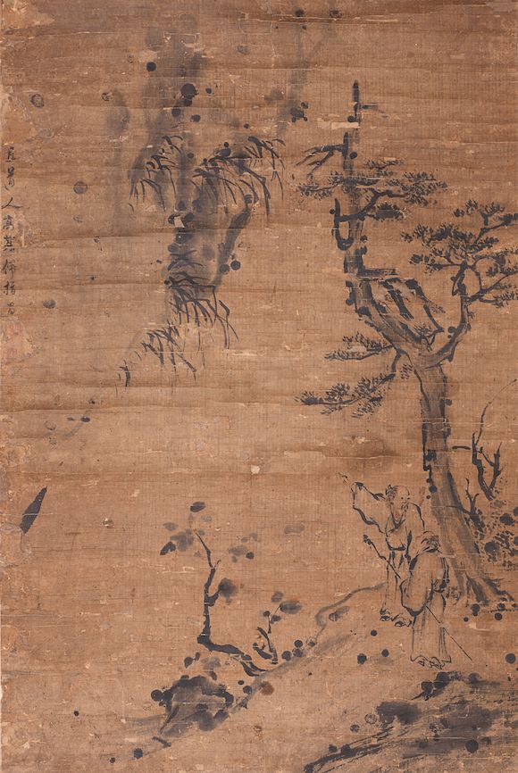 Bonhams : GAO QIPEI1660-1734 Scholars under pine trees