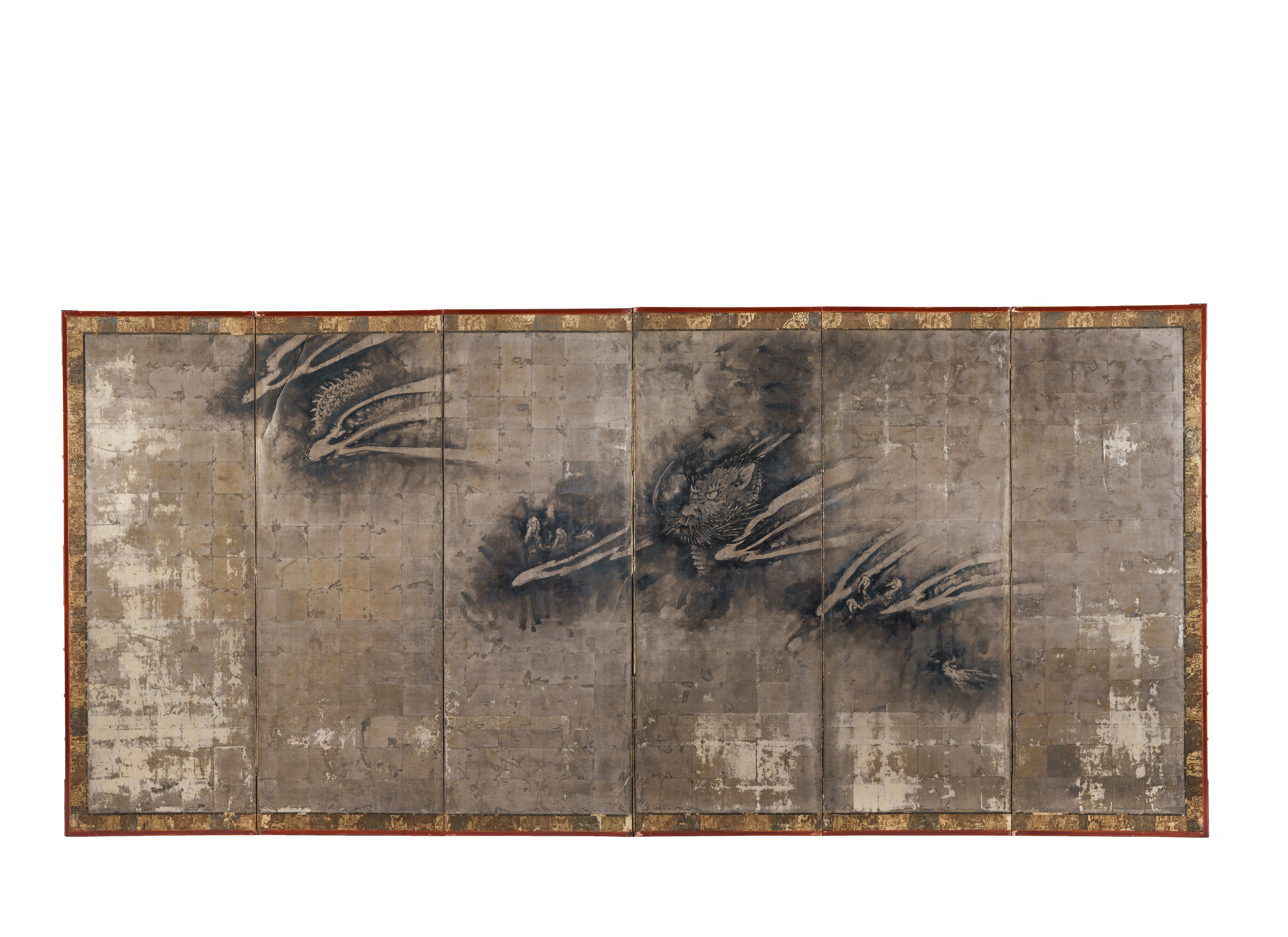 Bonhams : ANONYMOUS Three-Clawed Dragon Edo period (1615-1868 ...