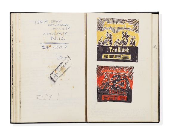 Bonhams : Ray Lowry (British, 1944-2008): A Sketchbook Containing ...