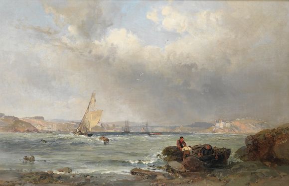 Bonhams : Samuel Phillips Jackson (British, 1830-1904) Plymouth Sound ...