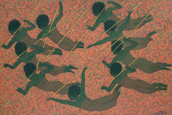 Bonhams : Getahun Assefa Balcha (Ethiopie, né en 1967) Fishing, 2021