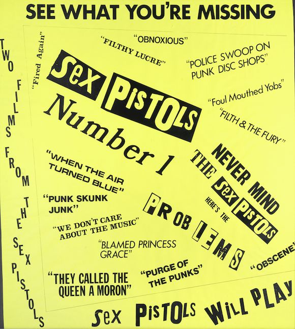 Bonhams Sex Pistols A Sex Pistols Number 1 Film Poster 1977