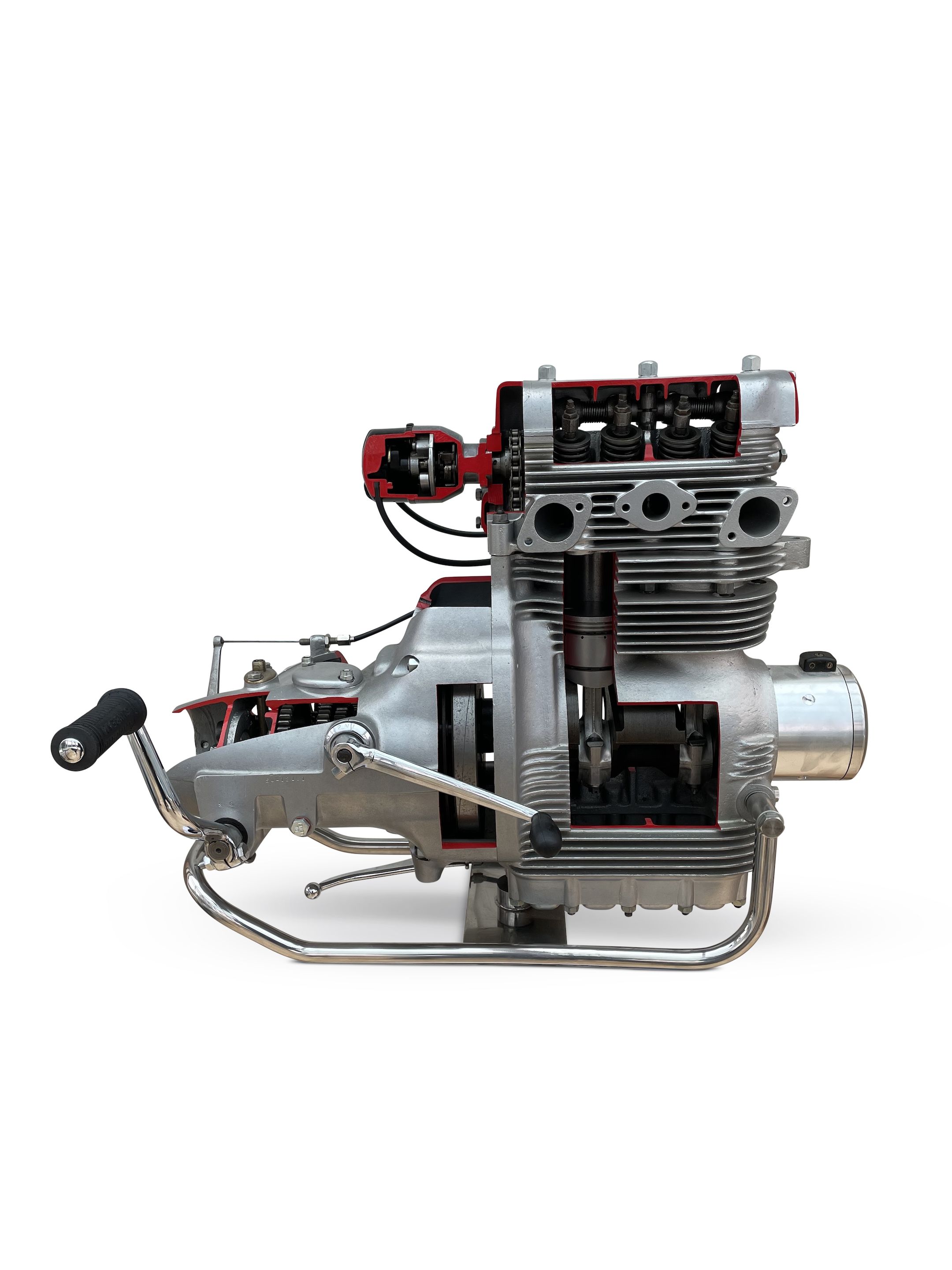 Bonhams Cars : A Sunbeam S8 Cutaway engine