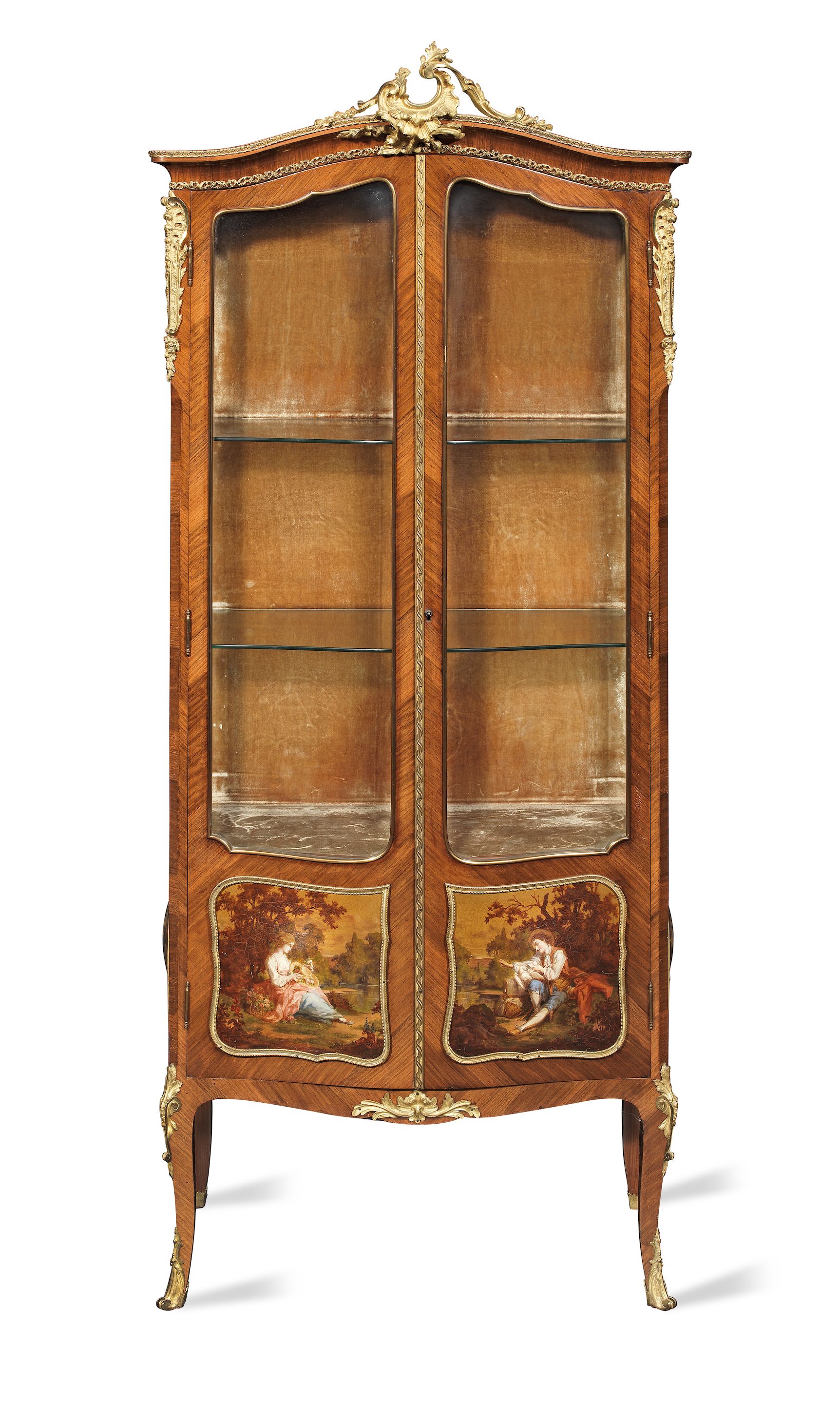 Bonhams : A French early 20th century gilt metal mounted rosewood and ...