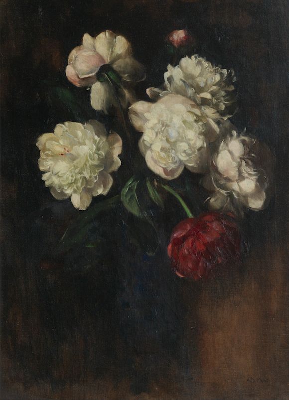 Bonhams : Anne Davidson Muir, RSW (British, 1875-1951) Peonies 61 x 45. ...