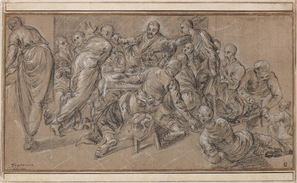 Bonhams : Venetian School, 16th Century The Last Supper