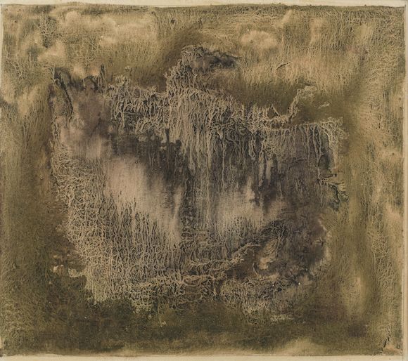 Bonhams : Jyoti Swaroop (Indian, B. 1939) JS 364 framed dimensions 55.5 ...