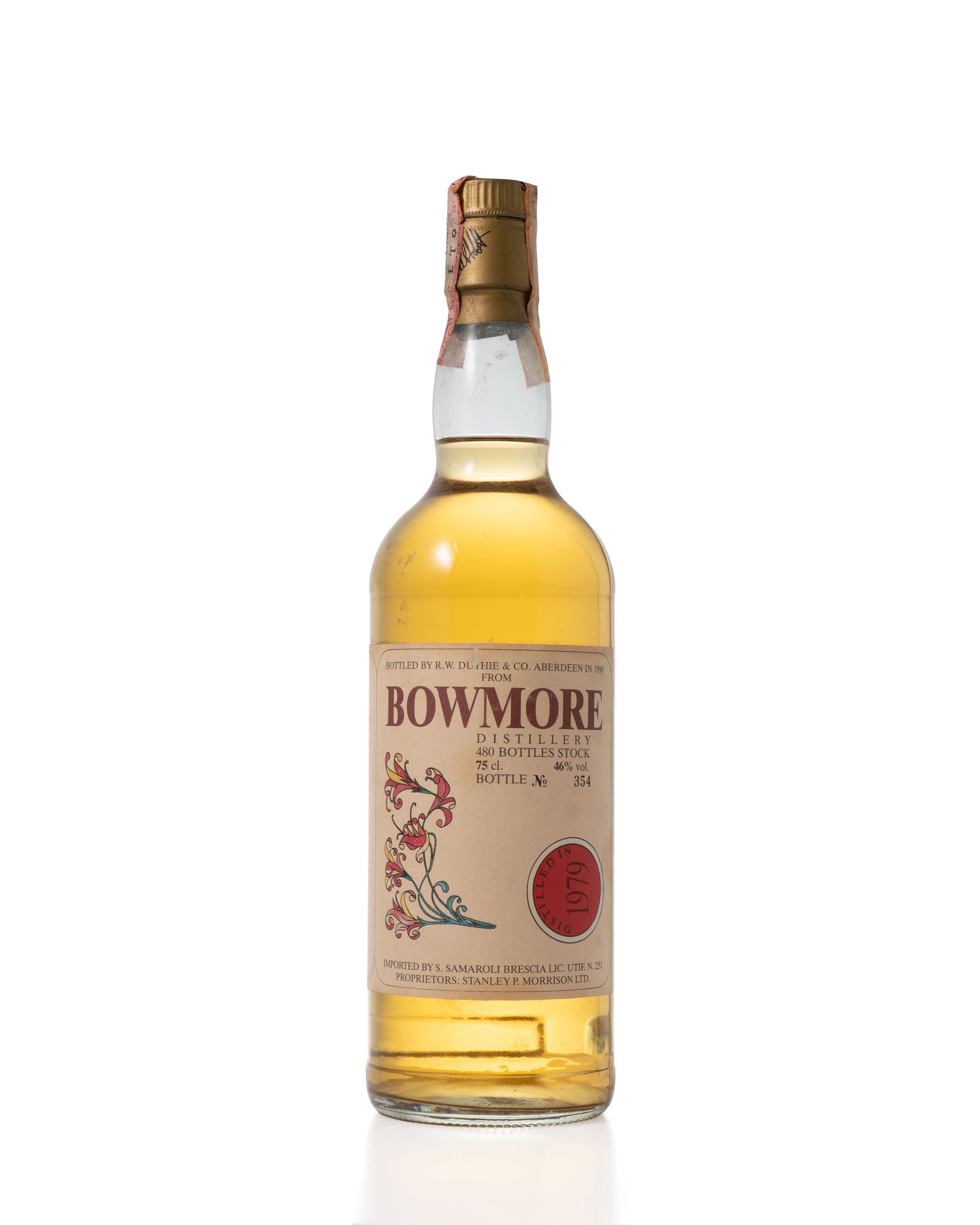 Bowmore-1979 Imported by S. Samaroli - auctions & price archive