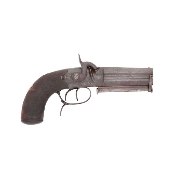 Bonhams : A 40-Bore Percussion Over-And-Under Belt Pistol
