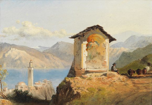 Bonhams : Circle of George Edwards Hering (British, 1805-1879) Italian ...