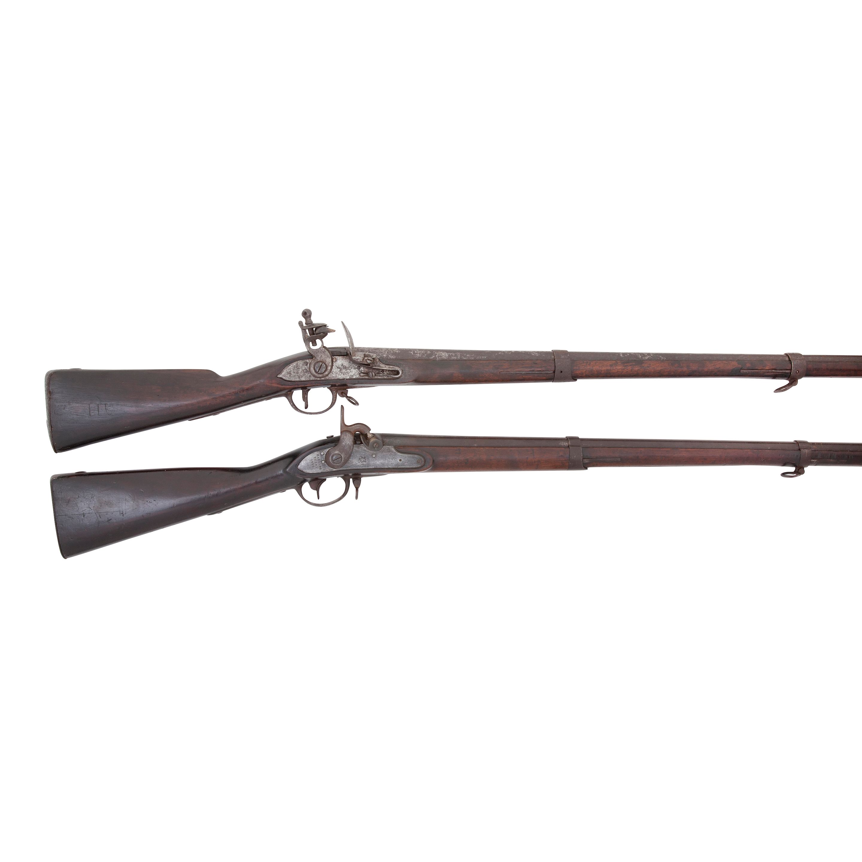 Bonhams : A 12-Bore Flintlock 1795 Model (Type III) Musket, And A 12 ...