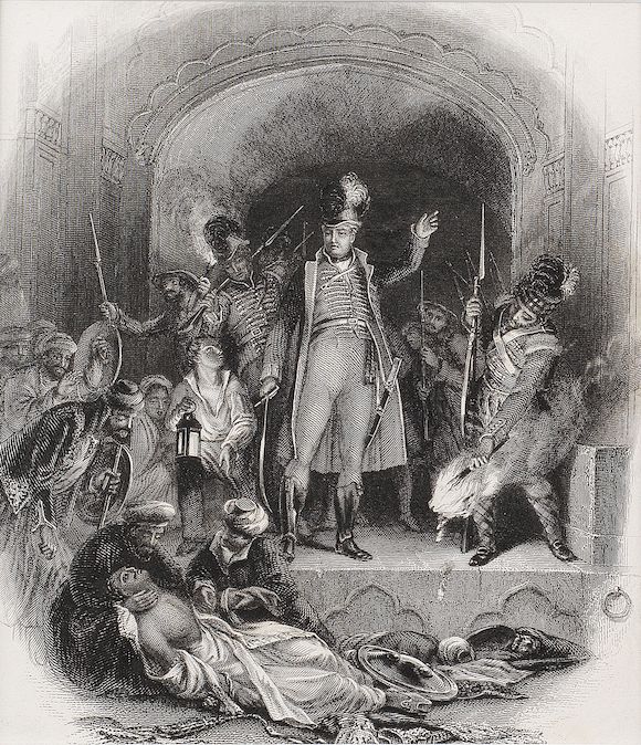 Bonhams : General Sir David Baird discovering the body of Tipu Sultan ...