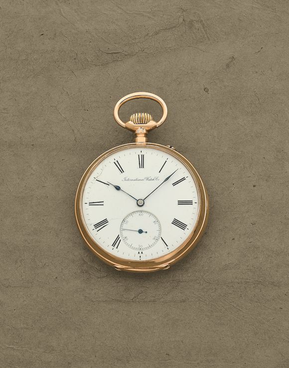 Bonhams : International Watch Company. Montre de gousset à cadran ...