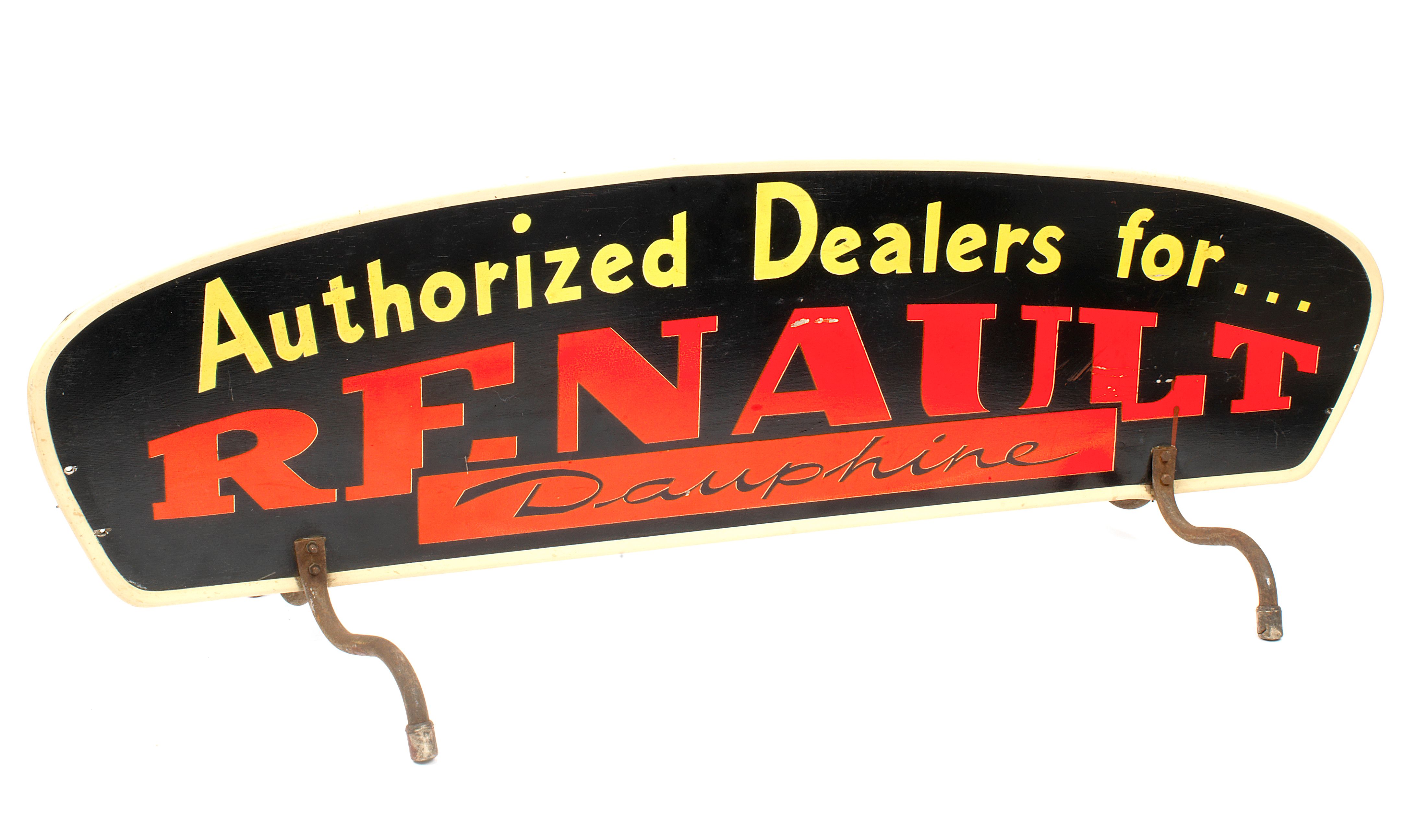 Bonhams Cars : An 'Authorized Dealers for ...Renault Dauphine' roof ...