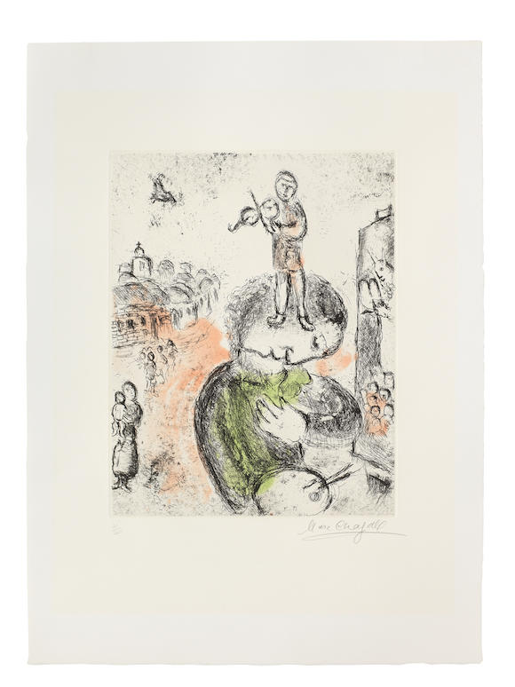 Bonhams Marc Chagall 1887 1985 Musique From Songes Etching And