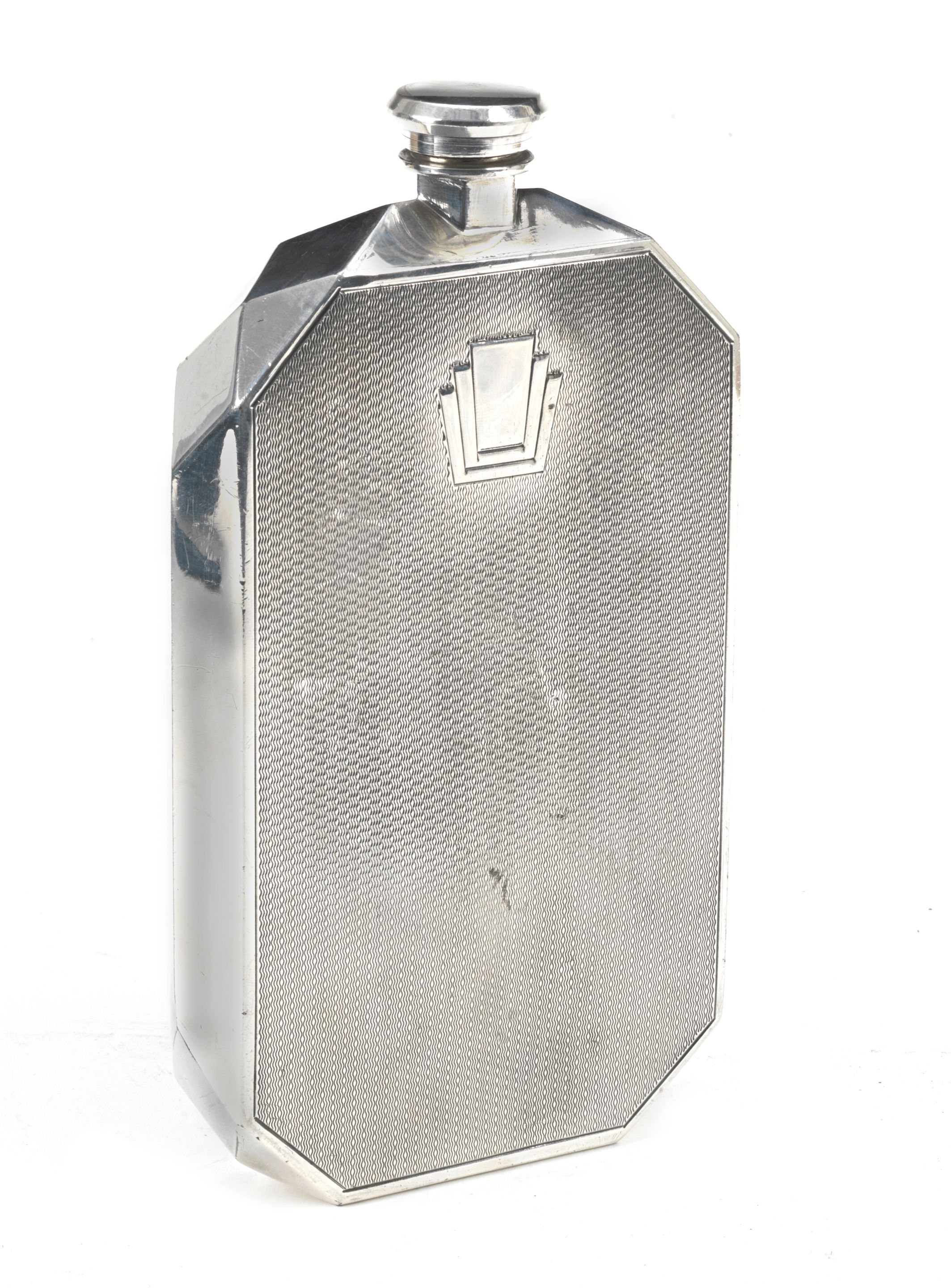 Bonhams Cars : An Art Deco radiator spirits flask, by James Dixon ...