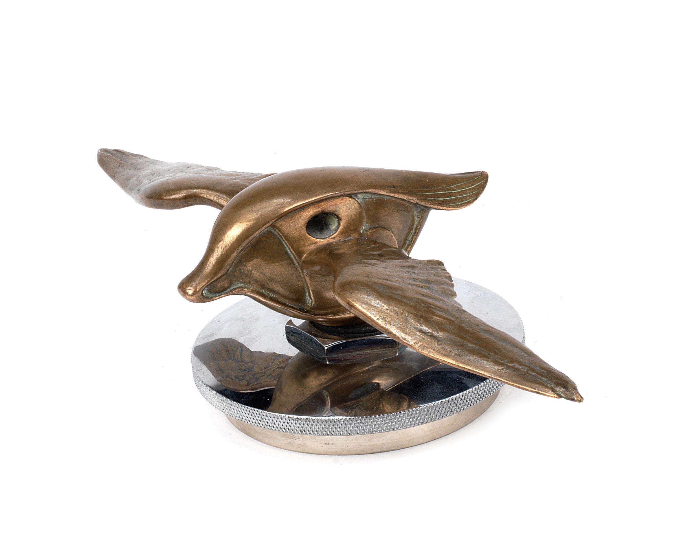 Bonhams Cars : A prototype Bentley Winged B mascot by Charles Sykes, 1933,