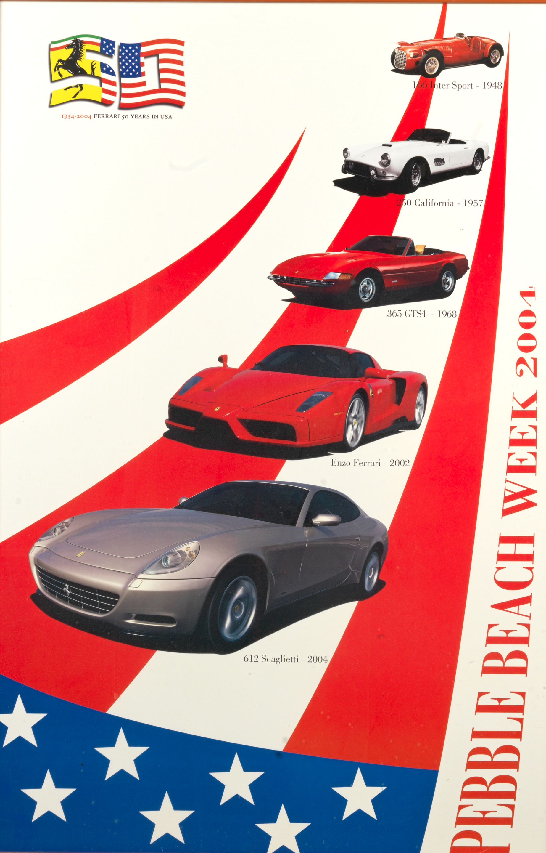 Bonhams Cars : Two Pebble Beach posters, ((2))