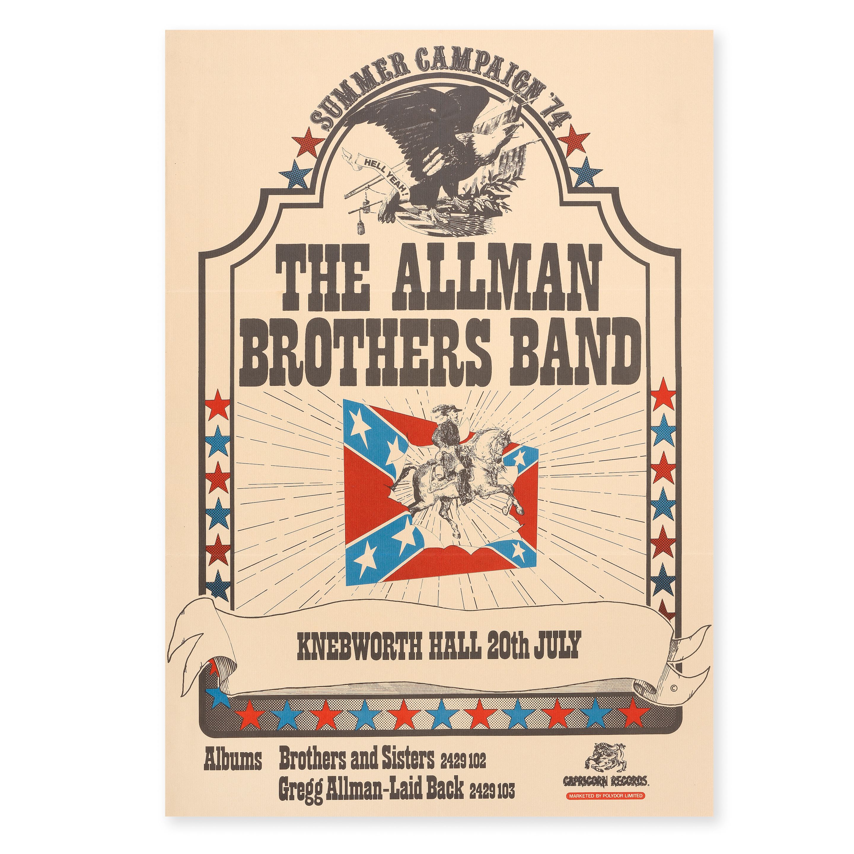 Bonhams : The Allman Brothers Band An Original Summer Campaign ...