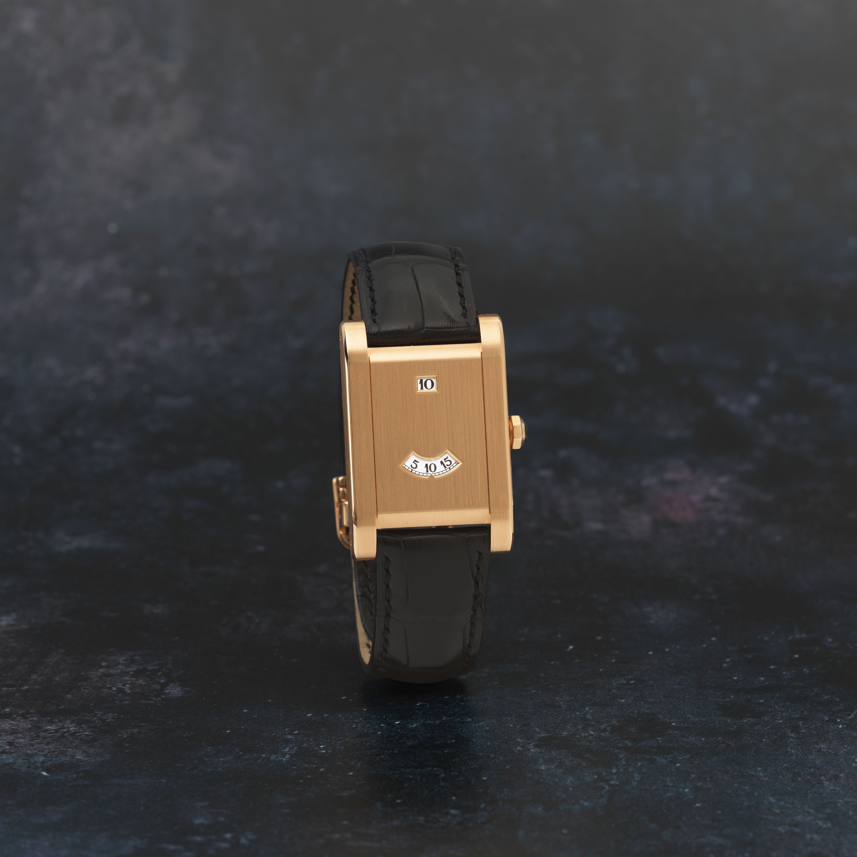 Bonhams : Cartier. A fine and rare Limited Edition 18K rose gold manual ...