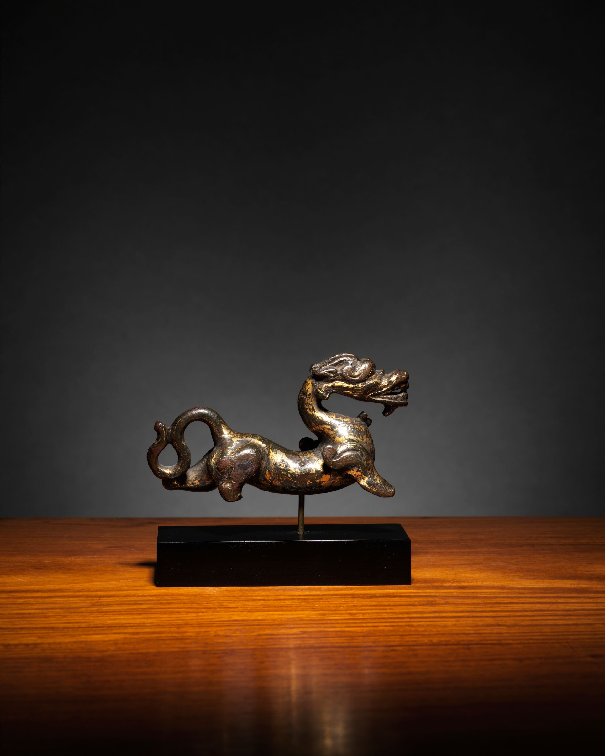 Bonhams Cornette de Saint Cyr : CHIMÈRE EN BRONZE PARTIELLEMENT DORÉ ...