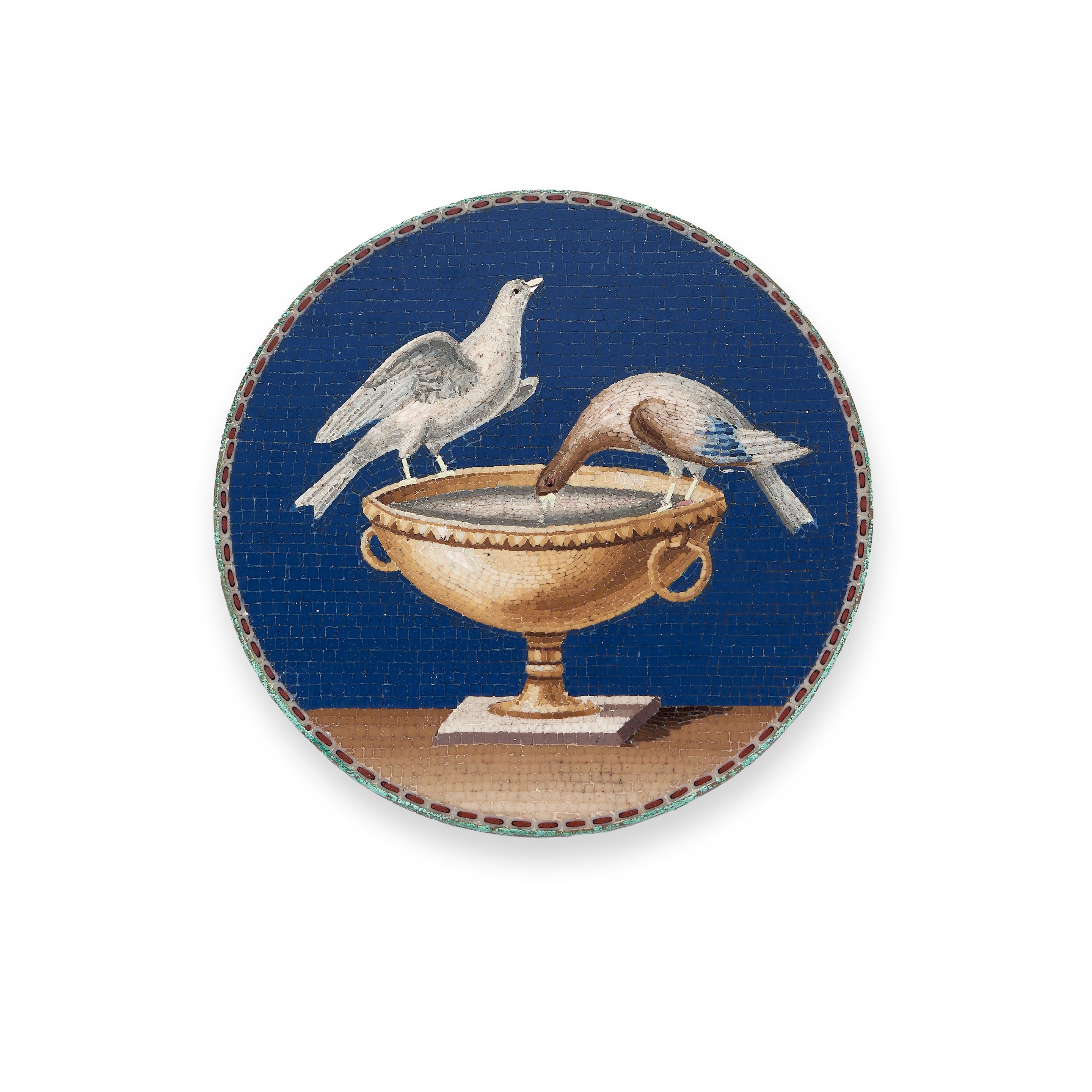 Bonhams : A late 18th century / early 19th century Italian micromosaic ...