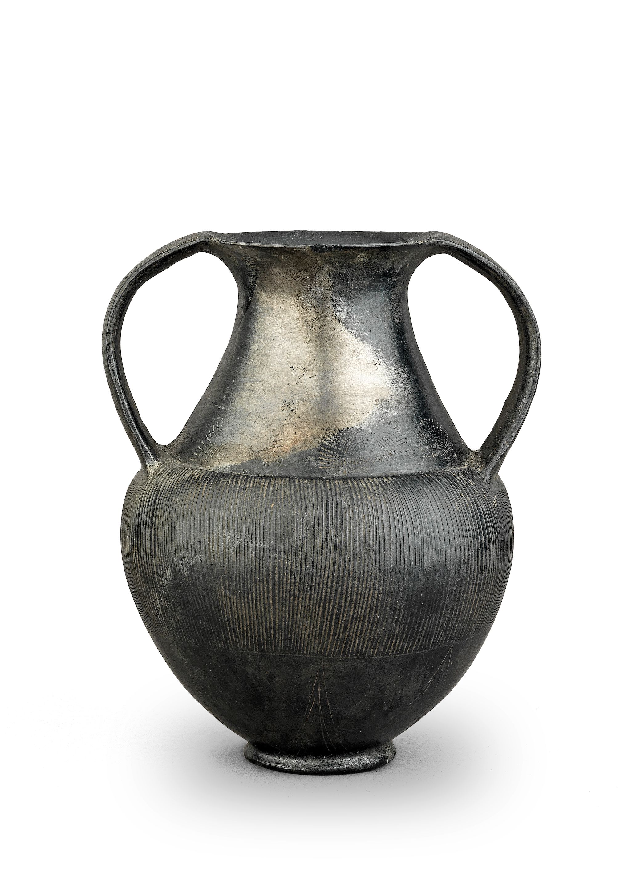 Bonhams : An Etruscan Bucchero Ware amphora