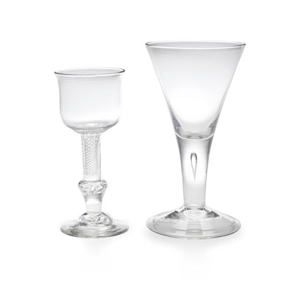 Bonhams : A large early goblet and an unusual composite-stem goblet ...