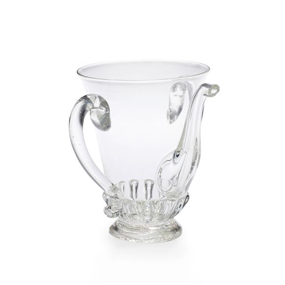 Bonhams : A rare posset or syllabub glass, second quarter 18th century