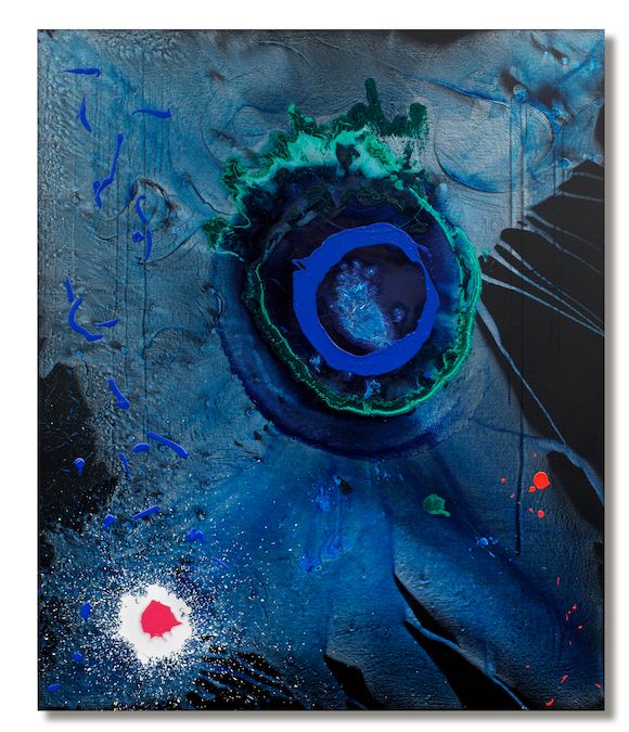 Bonhams : John Hoyland R.A. (British, 1934-2011) Blue Moon 127 x 153 cm ...