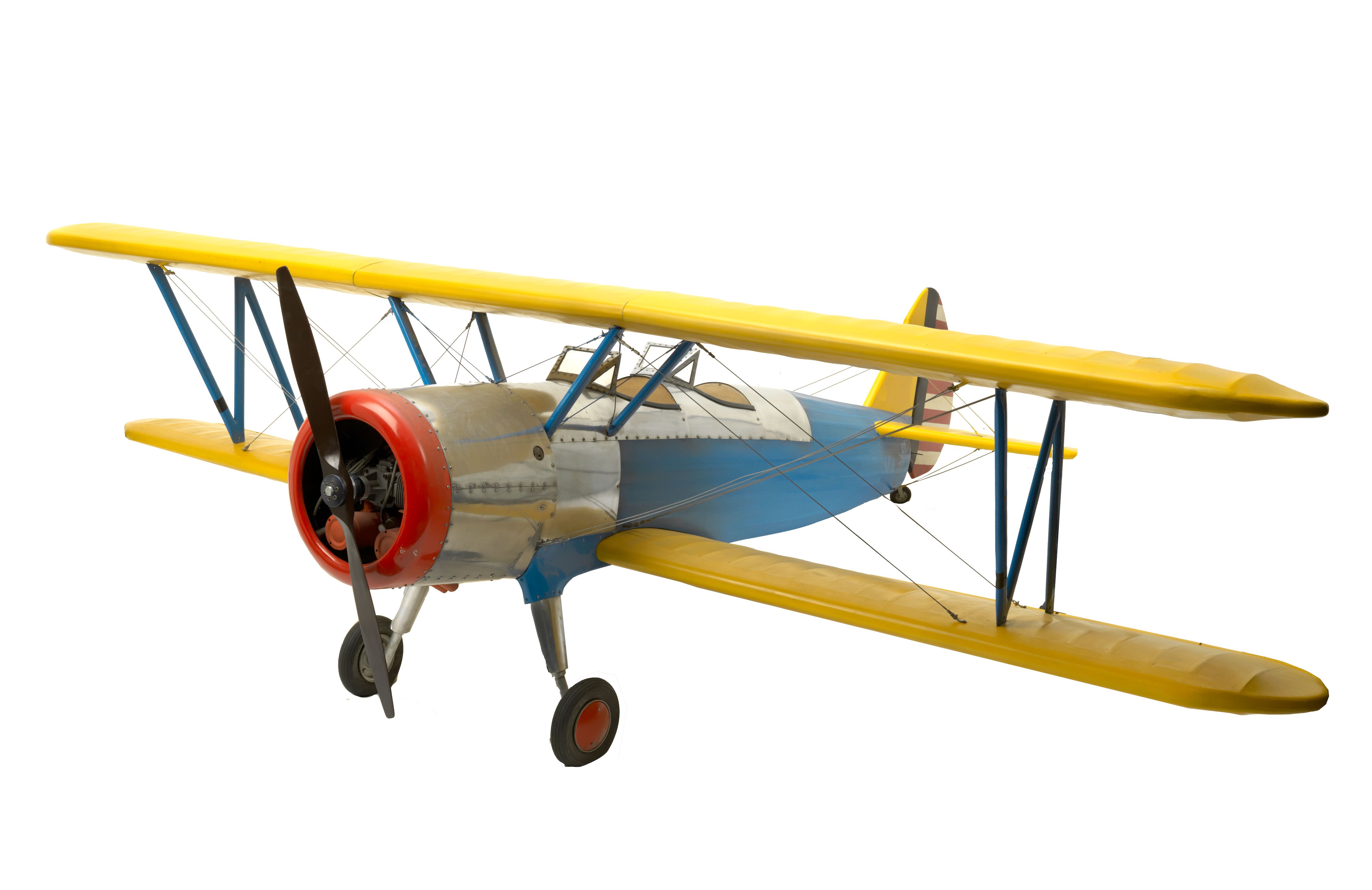 Bonhams Cars : A large flying scale model of a Boeing Model 75 "Stearman",