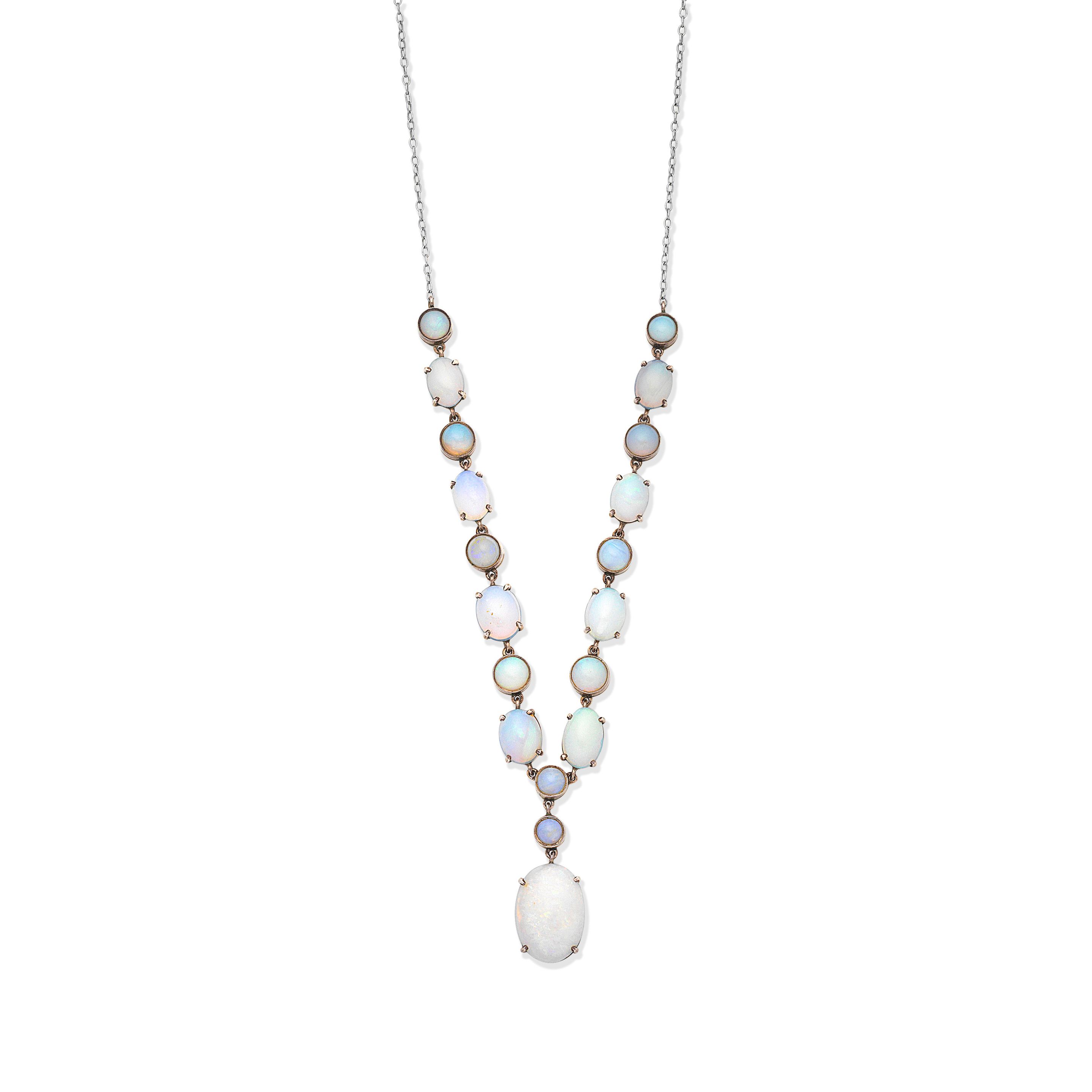 Bonhams : OPAL NECKLACE,