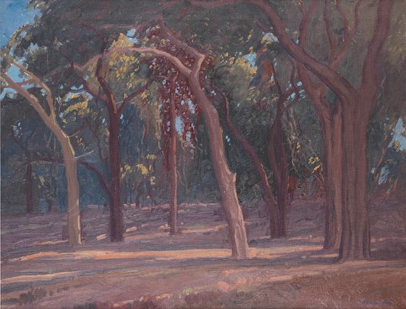 Bonhams : Jacob Hendrik Pierneef (South African, 1886-1957) Sunlight ...