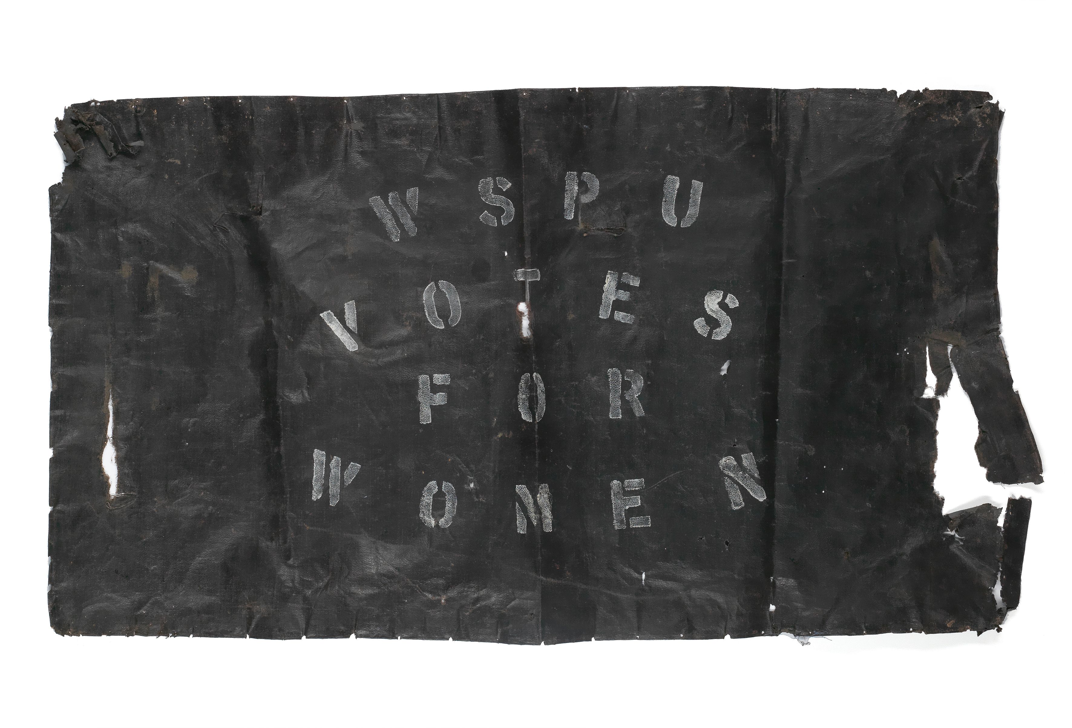 Bonhams : VOTES FOR WOMEN BANNER Banner stencilled with the legend WSPU ...