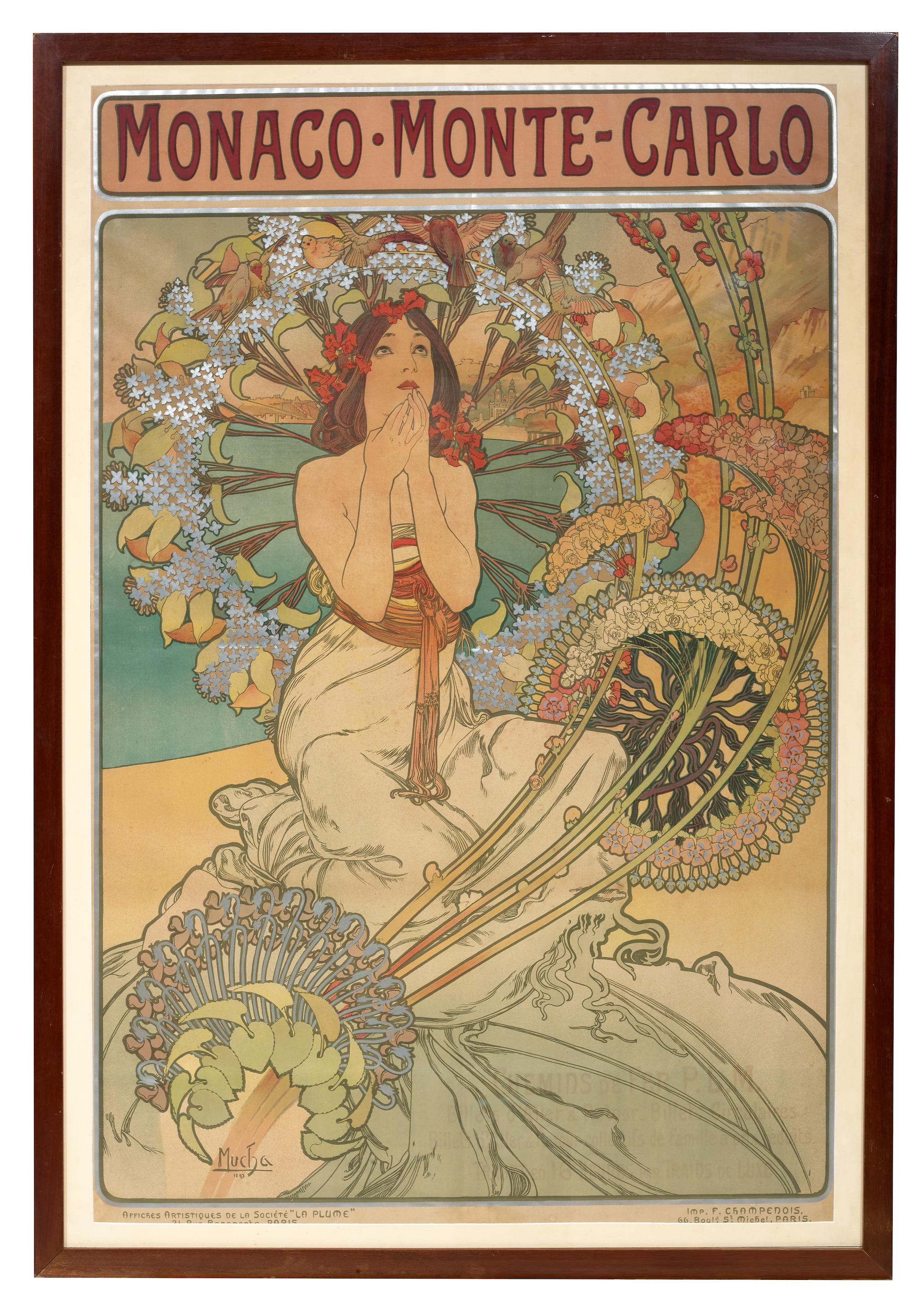 Bonhams : ALPHONSE MUCHA (1860-1939) MONACO. MONTE-CARLO
