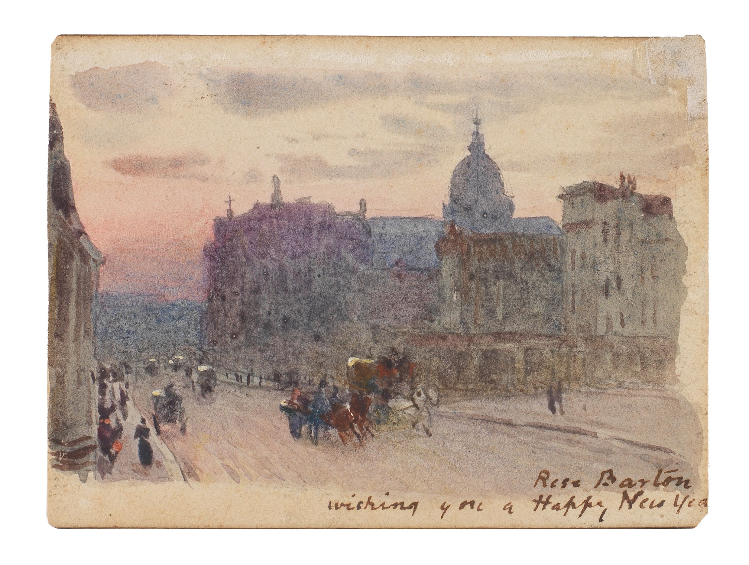 Bonhams : Rose Maynard Barton, R.W.S. (Irish, 1865-1929) Sunset on ...
