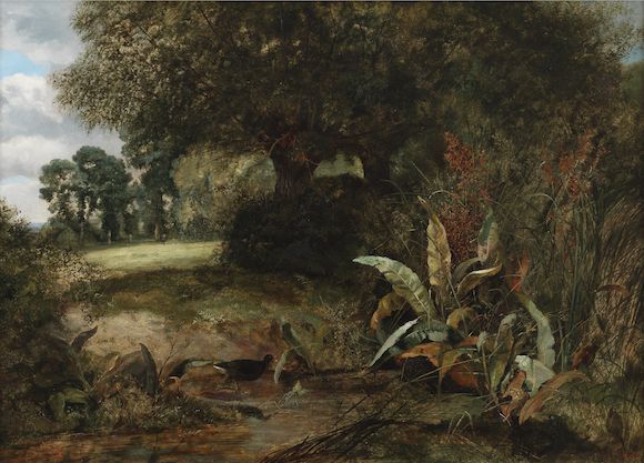 Bonhams : Arthur James Stark (British, 1831-1902) A Quiet Nook