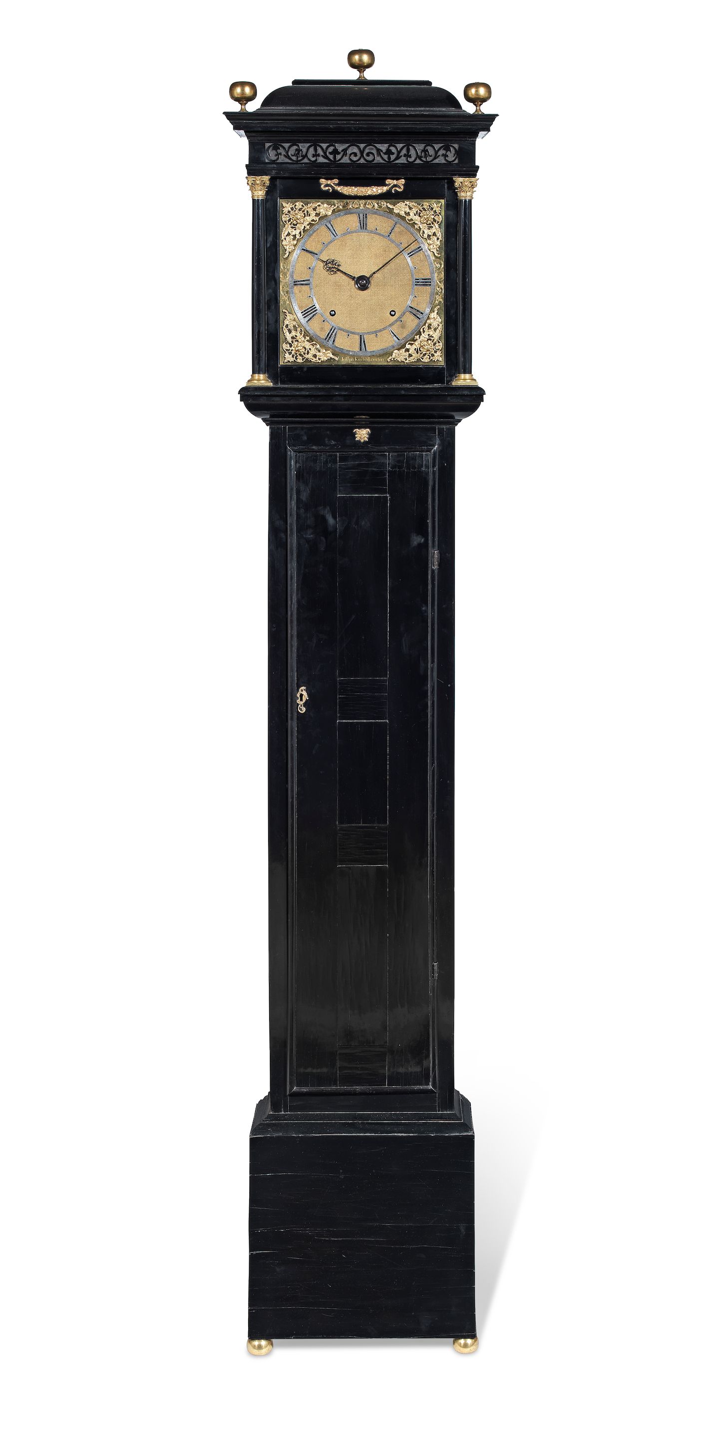 Bonhams : AN IMPORTANT LATE 17TH CENTURY EBONY VENEERED LONGCASE CLOCK ...