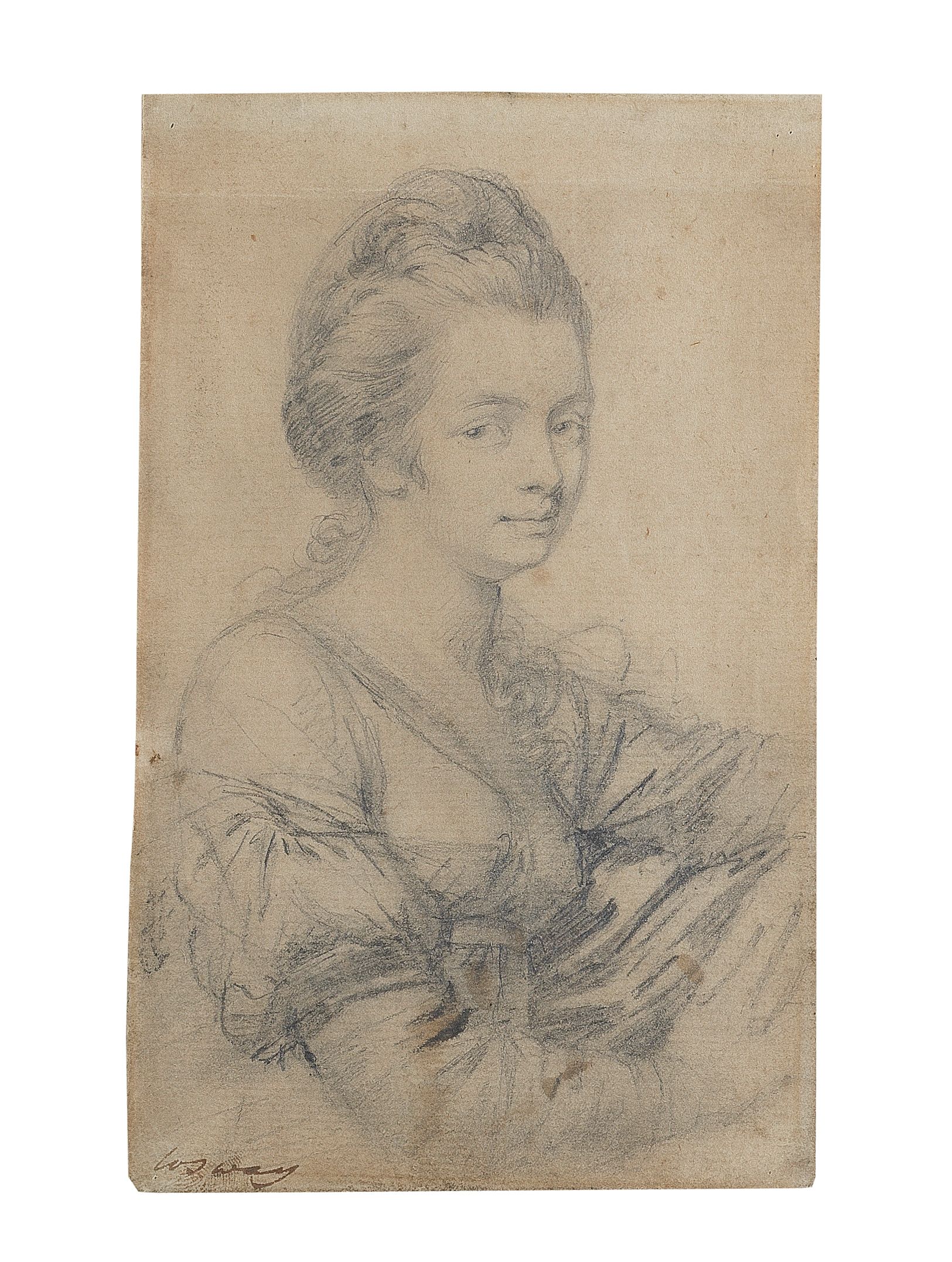 Bonhams : Richard Cosway, R.A. (Devon 1742-1821 London) Portrait of a ...