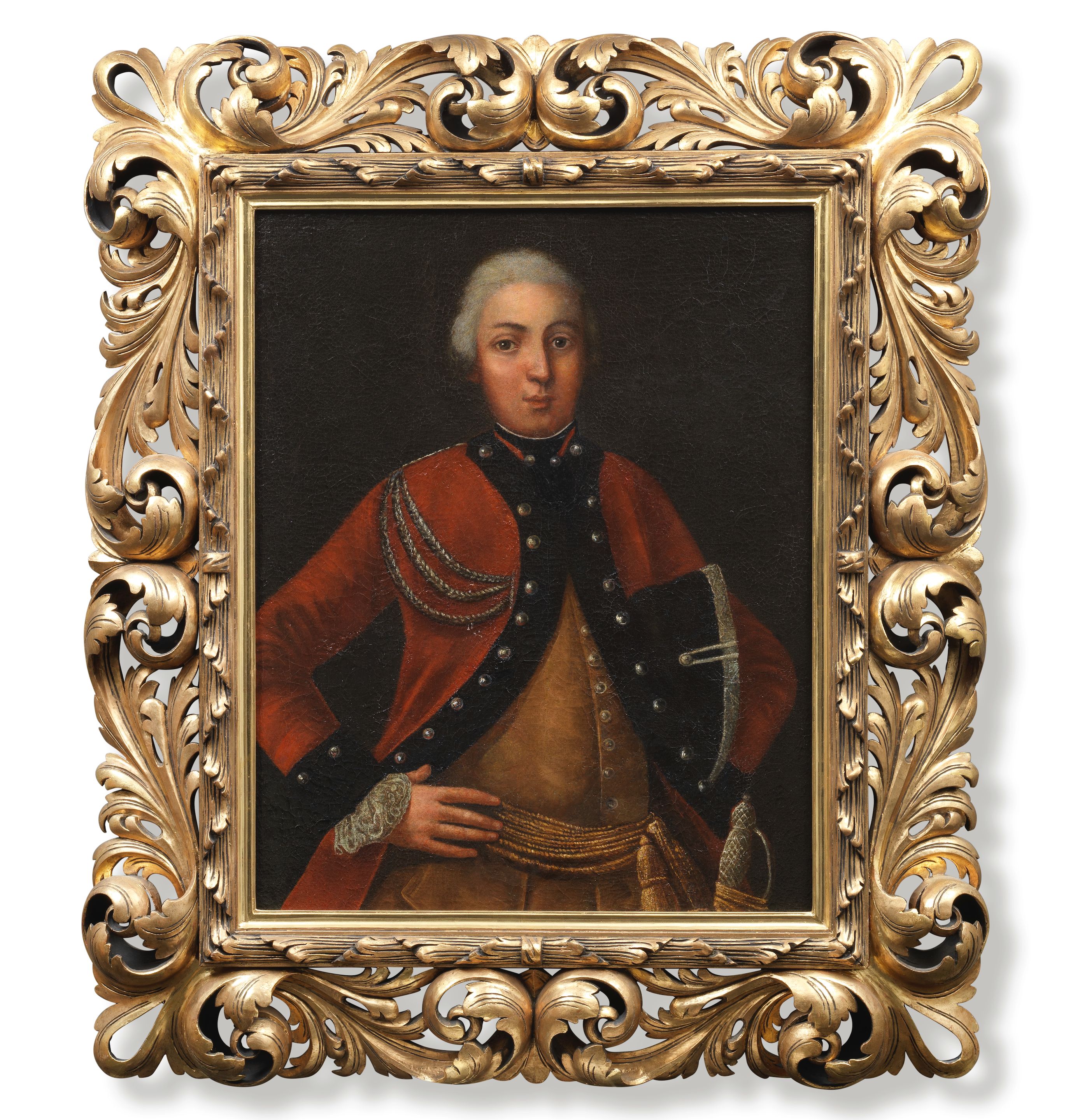 Bonhams : Austrian School, 18th Century Portrait of a gentleman, half ...