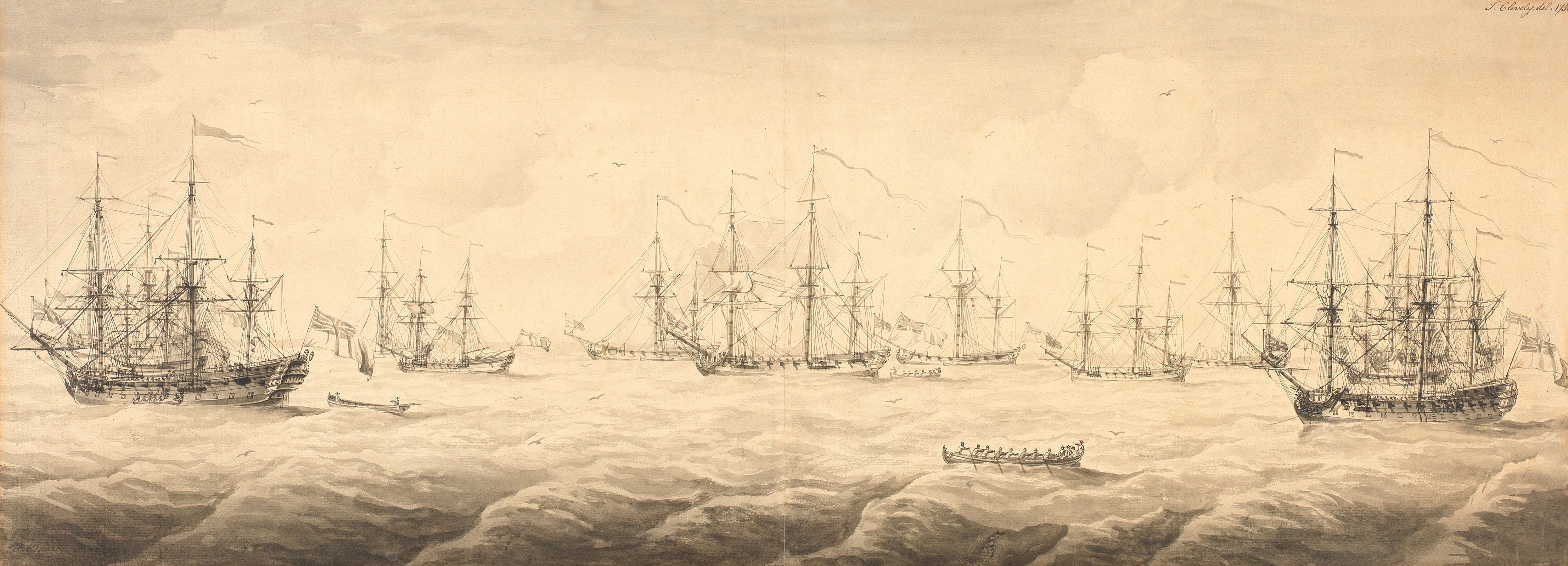 Bonhams : John Cleveley the Elder (Southwark circa 1712-1777 Deptford ...