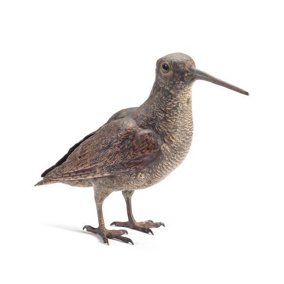 Bonhams : An early 20th century Austrian cold painted bronze model of a ...