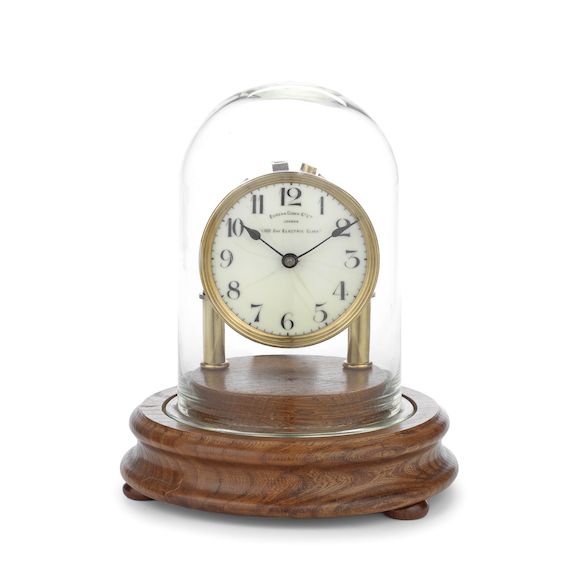 Bonhams : An early 20th century brass and enamel Eureka 'Clock' the ...