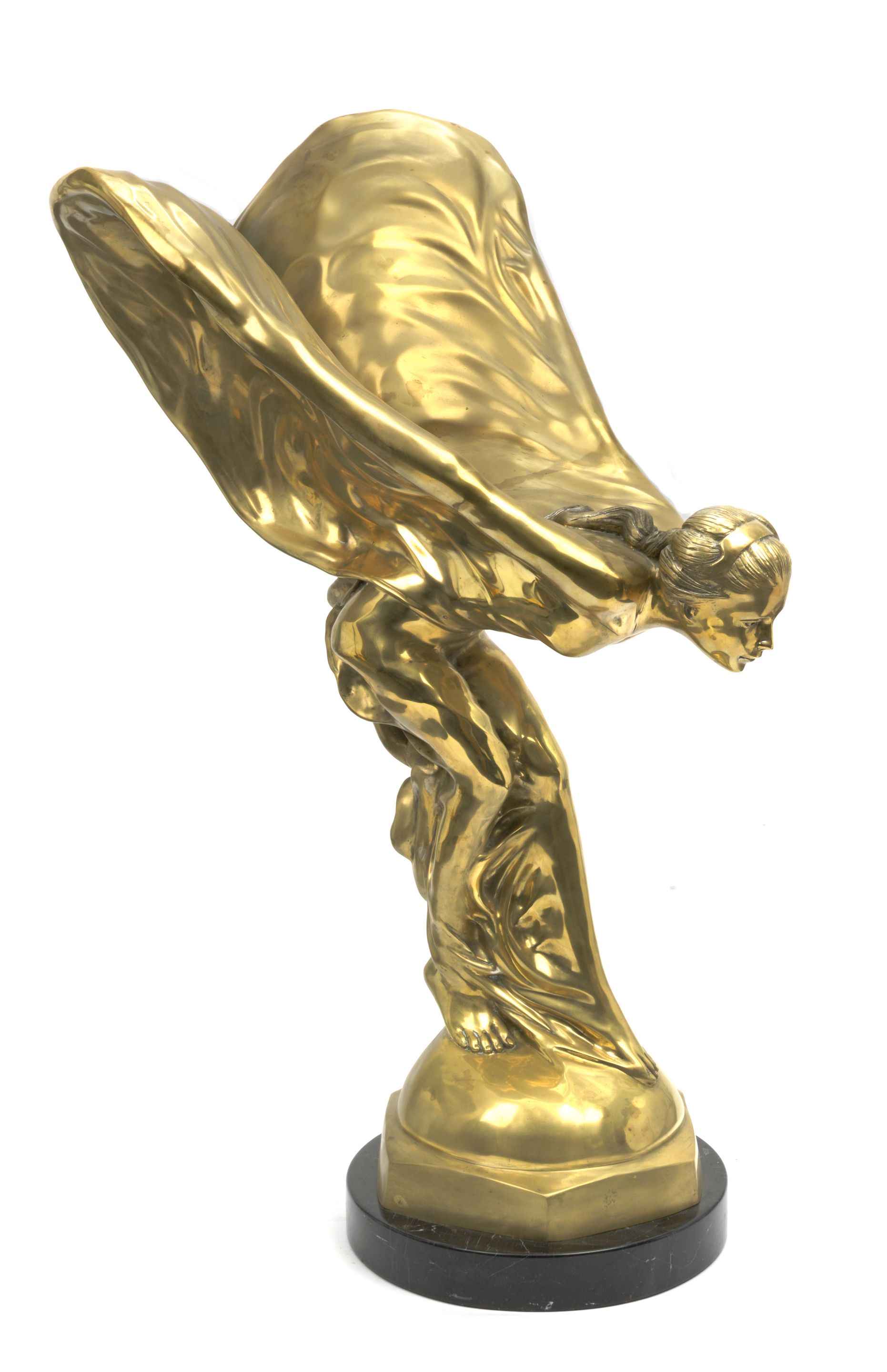 Bonhams Cars : A large hollow-cast brass Rolls-Royce showroom Spirit of ...