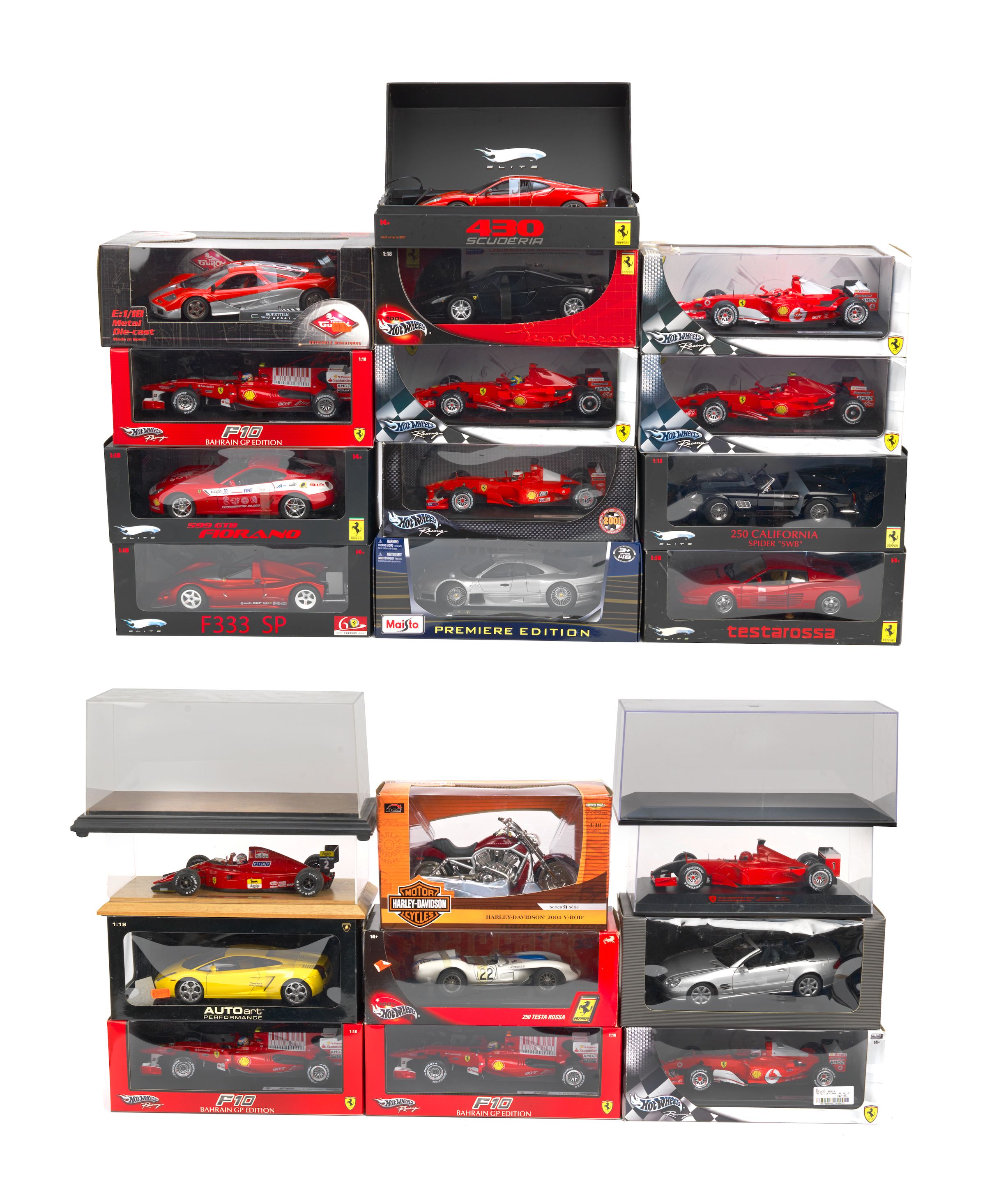 Bonhams Cars : A good quantity of mainly Ferrari boxed die-cast models ...