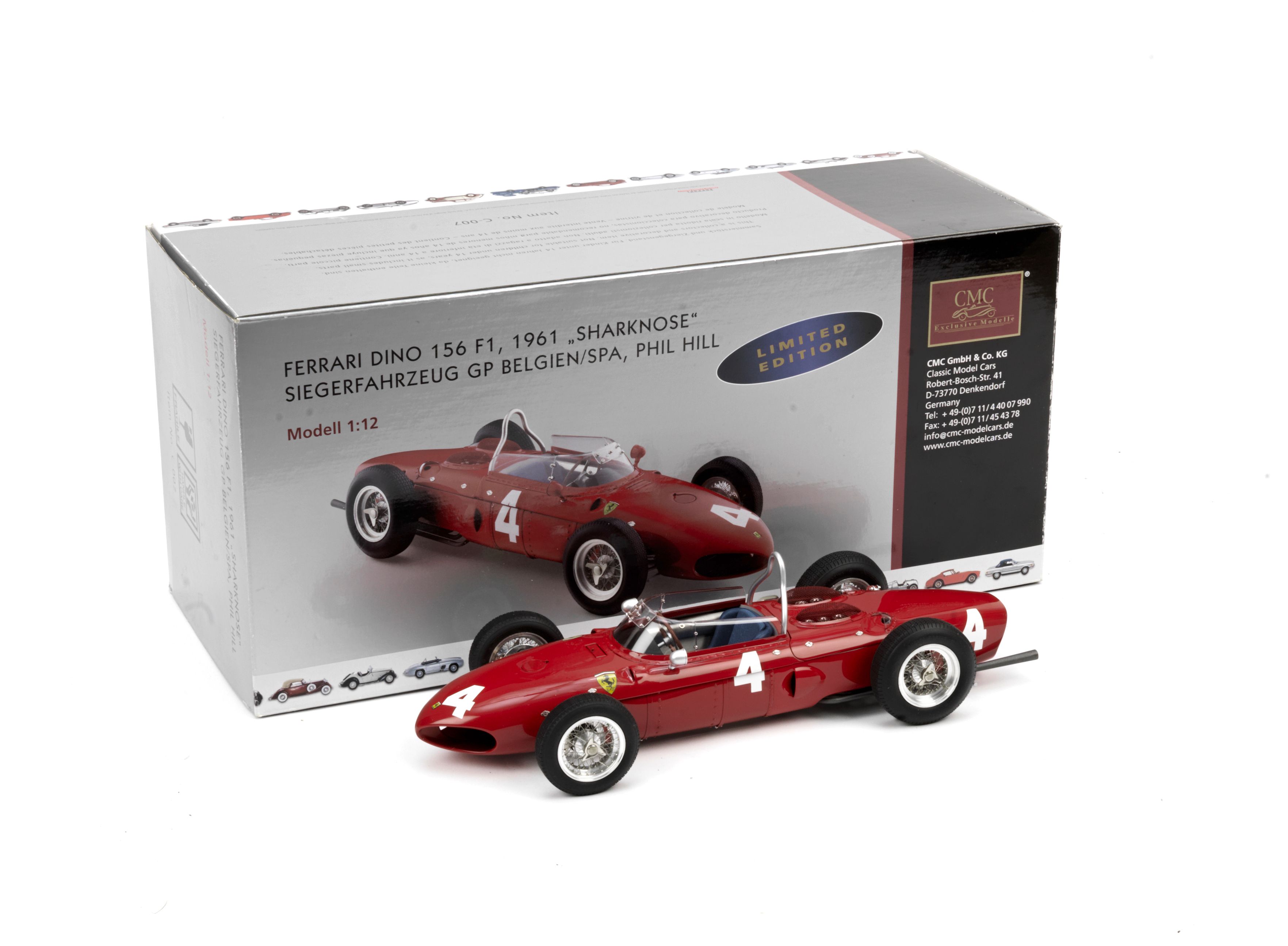 A boxed 1:18 scale limited edition model of Steve McQueen's 1967 ...