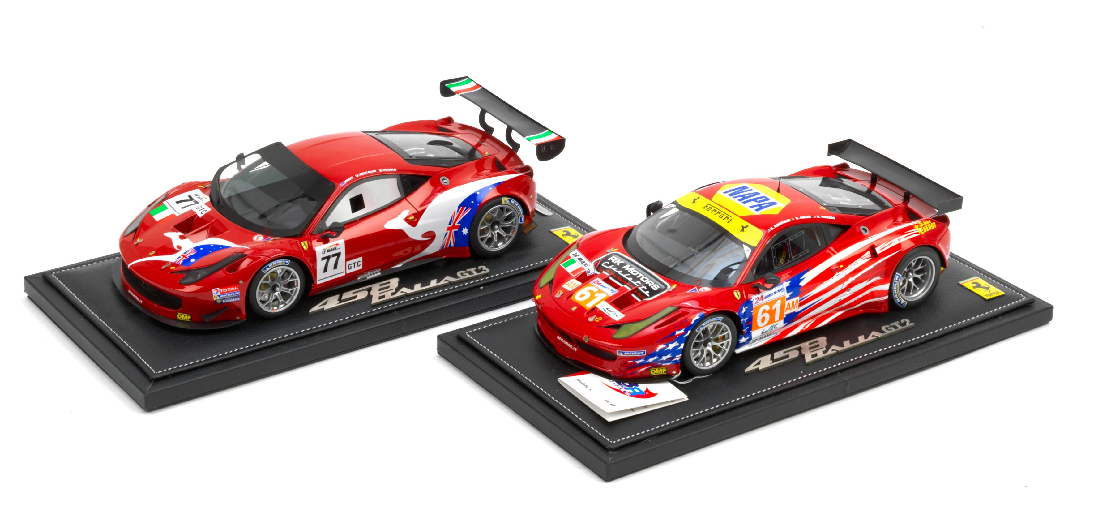 Bonhams Cars : Two 1:18 scale limited edition Le Mans Series Ferrari ...