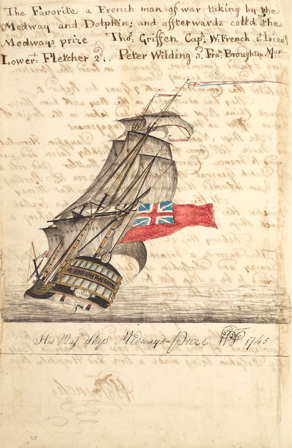 Bonhams : EAST INDIES LOG BOOK "A Journal of a Voyage to the East ...